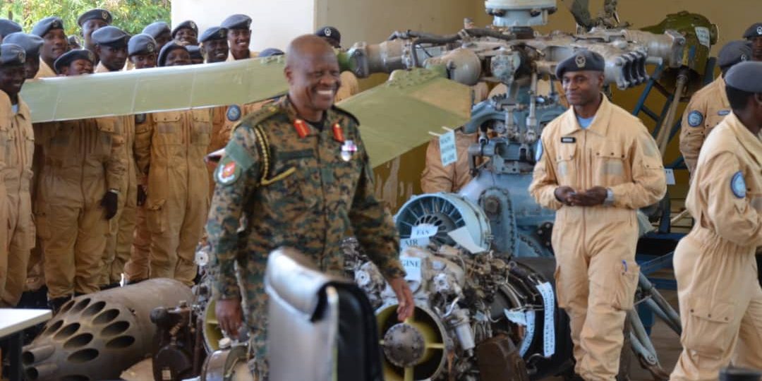 Gen Mbadi urges UPDF air force officers to guard reputation of institution