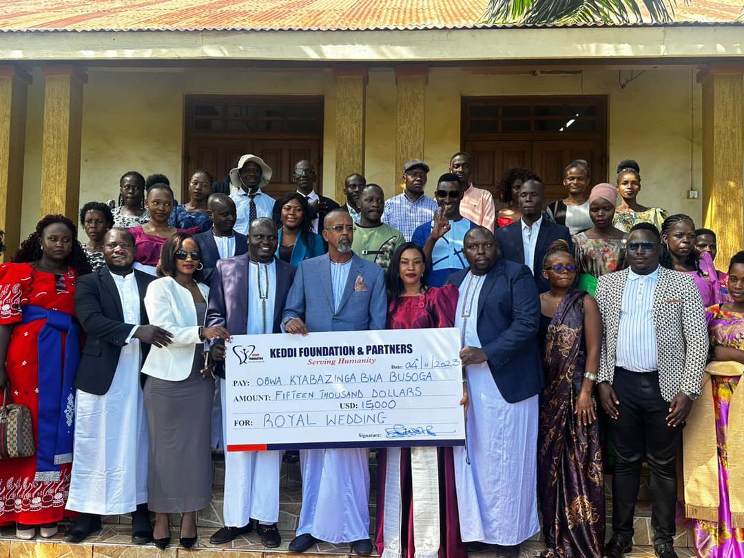 Keddi Foundation donates $15,000 to Kyabazinga wedding