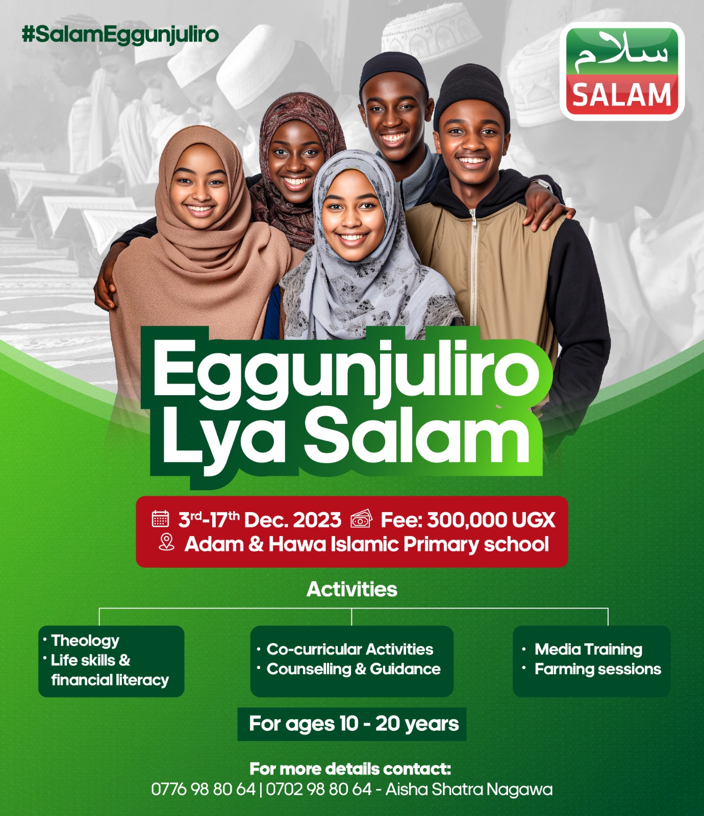 Eggunjuliro Lya Salam: Salam TV launches new project to empower the youth