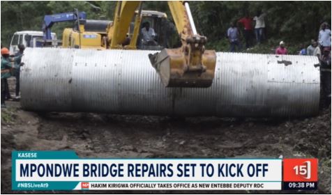 UNRA takes action following Mpondwe Bridge collapse